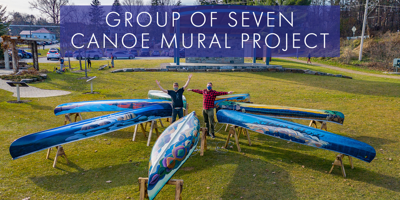 Group of Seven Canoe Murals - Huntsville Festival of the Arts